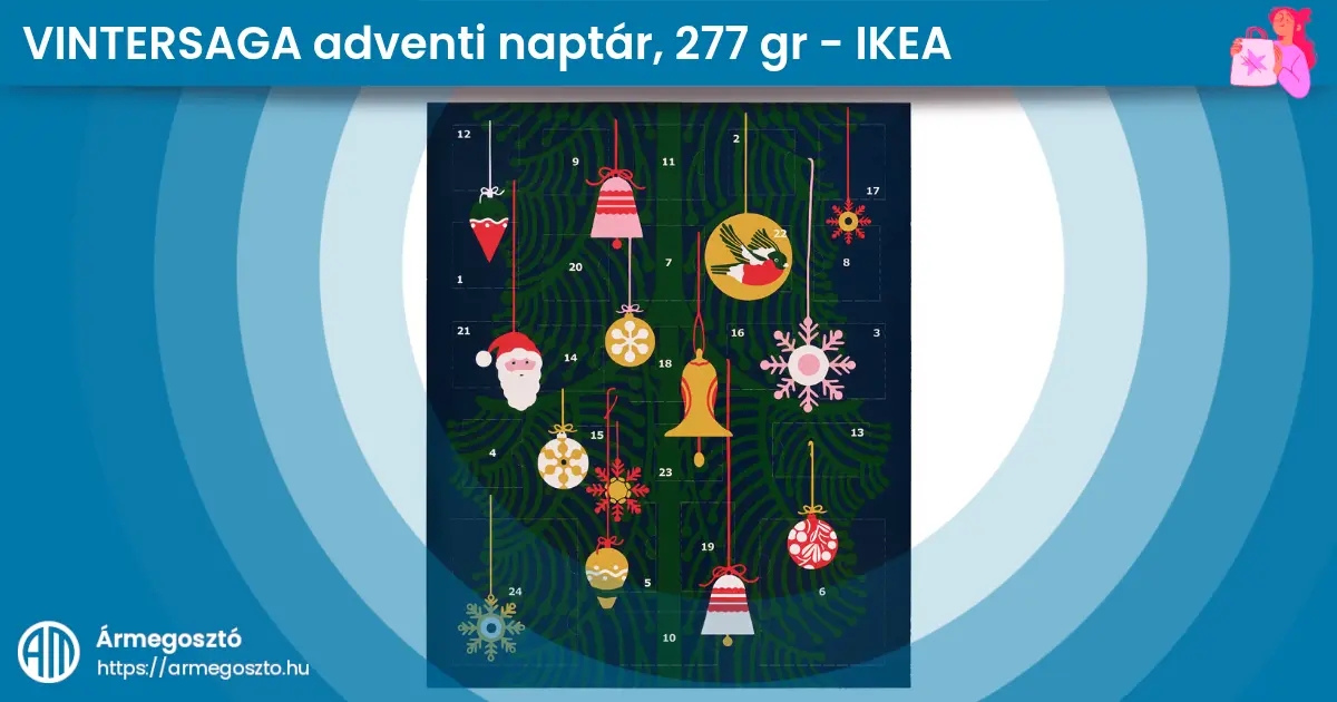 VINTERSAGA adventi naptár - Kedvezőbb áron (IKEA)